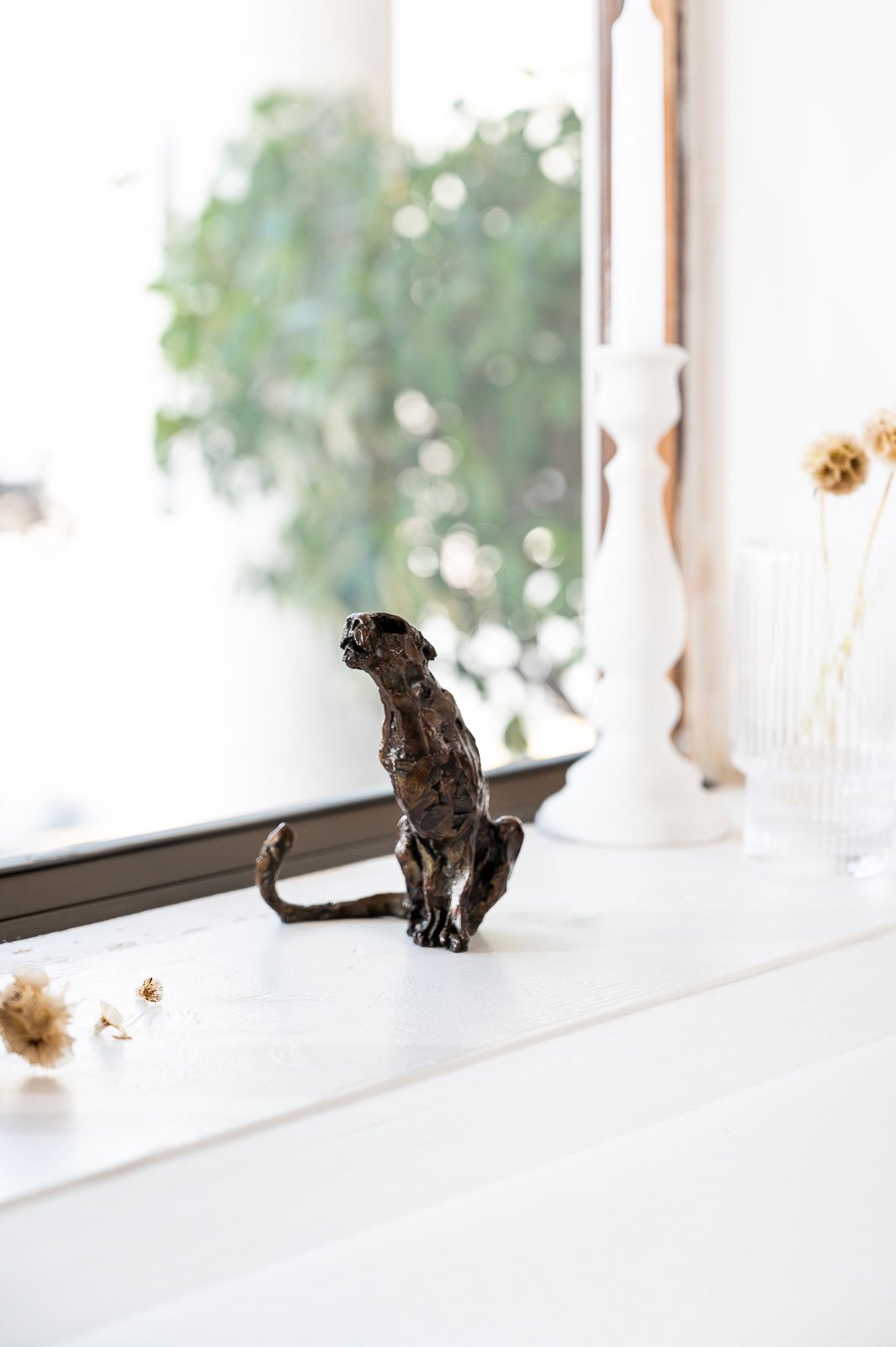 Sitting Leopard Miniature – VINCENT DA SILVA SHOP